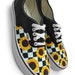 Checkerboard Sunflower Authentic Custom Vans Brand Shoes - Etsy
