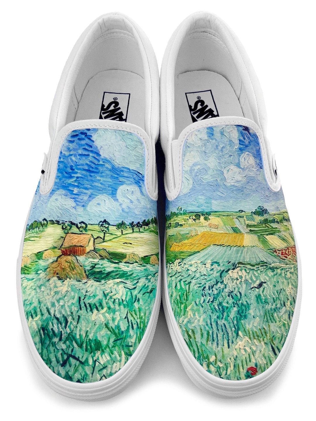 Van Gogh Landscape Slip-on Custom Vans Brand Shoes - Etsy
