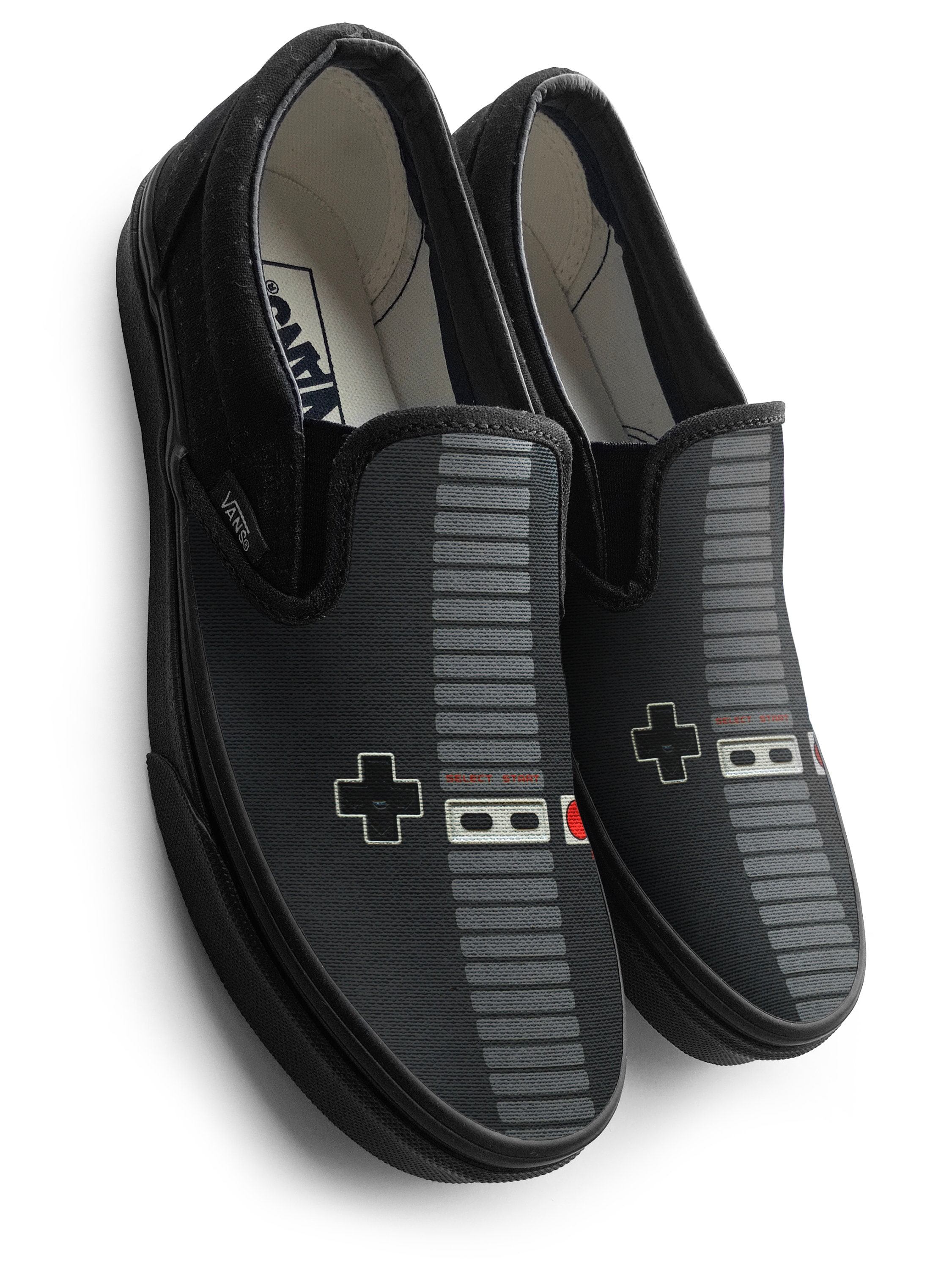 NES Controller Slip on Custom Vans Brand Shoes - Etsy