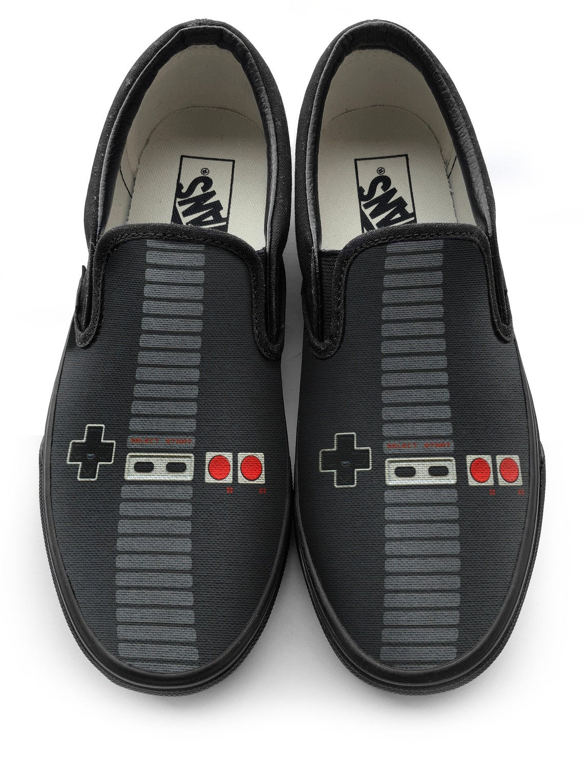 NES Controller Slip on Custom Vans Brand Shoes | Etsy