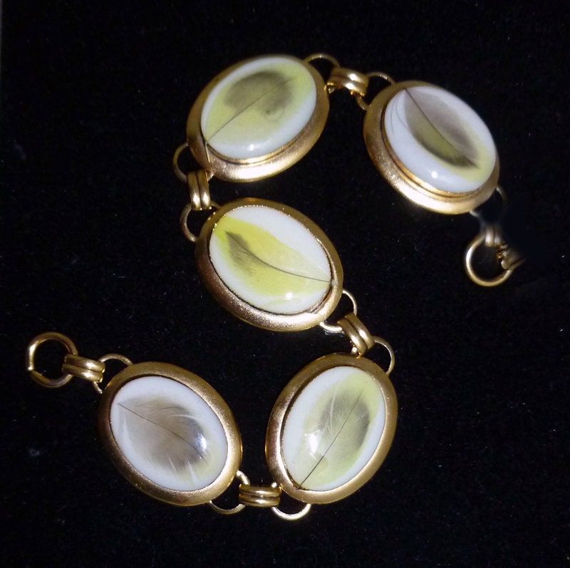 5 Oval Gold Budgerigar Parakeet Charm Bracelet - Etsy