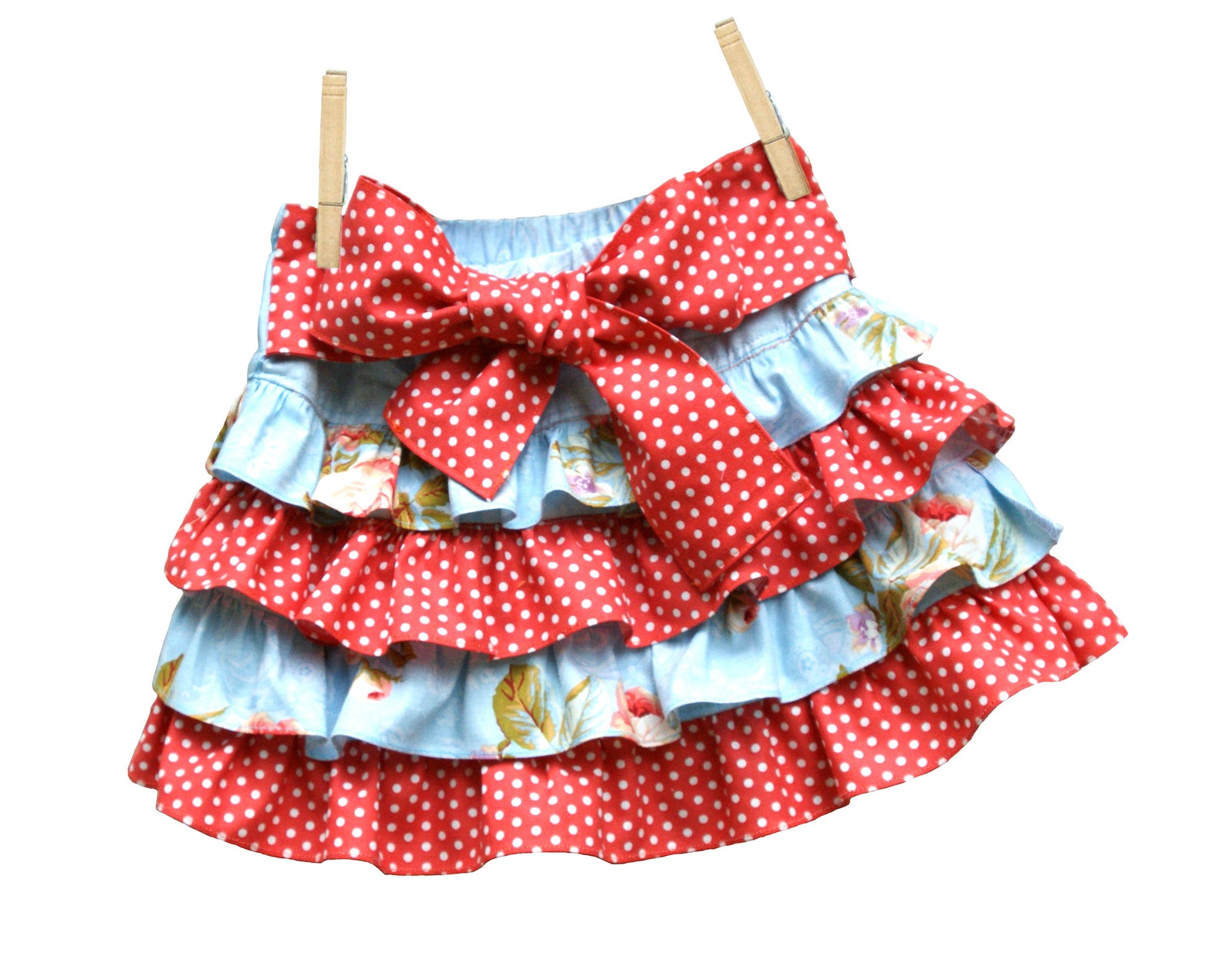 Girls Layered Skirt PDF Sewing Pattern. Instant Download. - Etsy