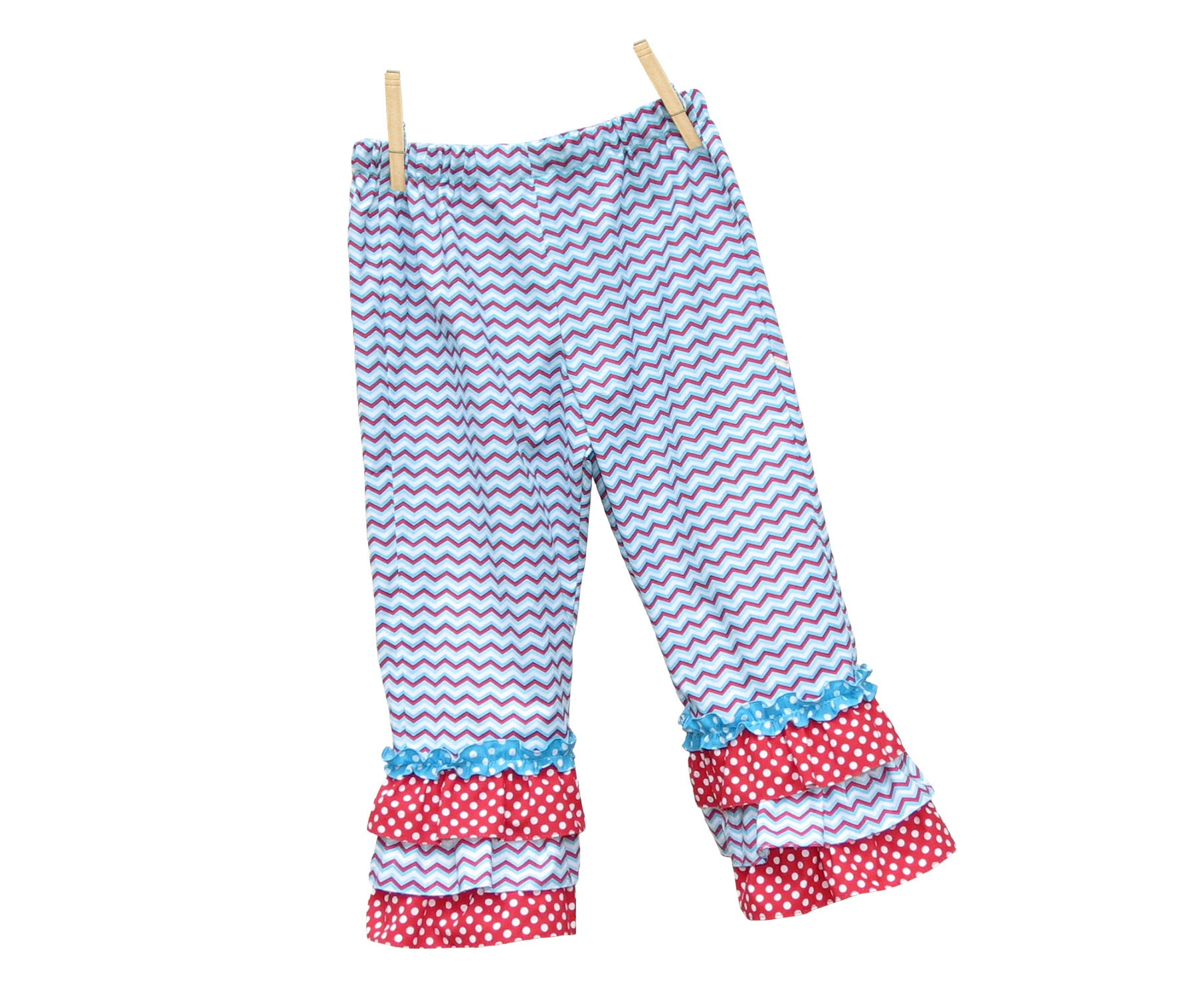 Girls Ruffle Pants & Capris PDF Sewing Pattern. Slimmer Fit - Etsy