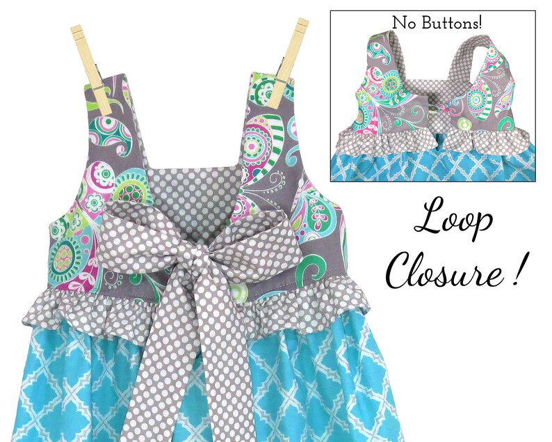 Girls Summer Dress PDF Sewing Pattern. Digital Instant - Etsy