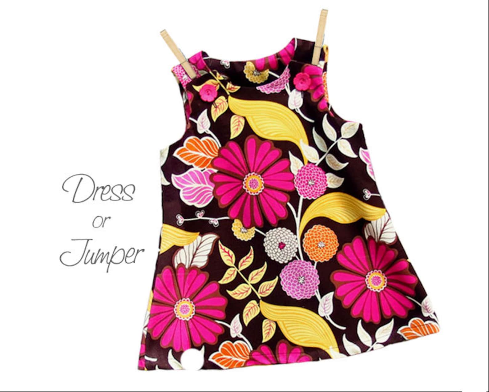 Girls Classic A-line Dress/jumper. PDF Digital Instant - Etsy