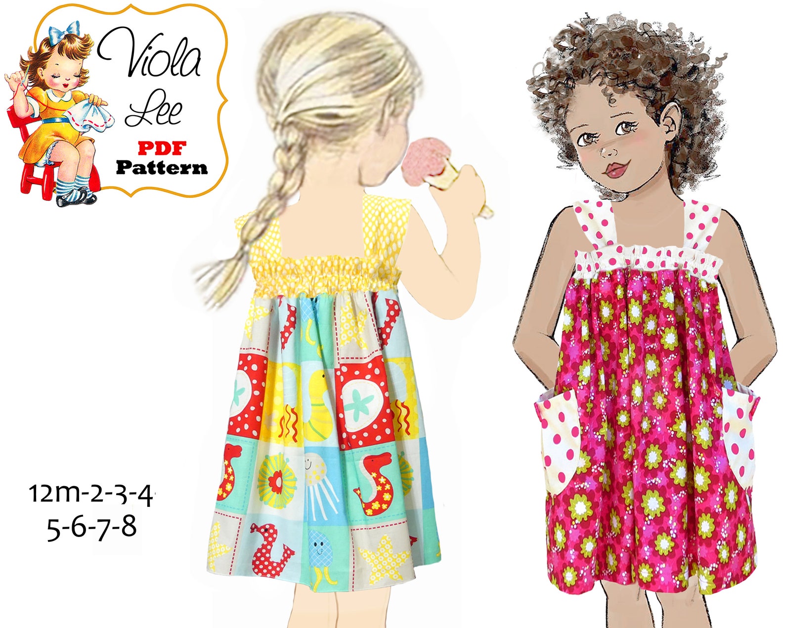 Easy Summer Sundress & Top PDF Sewing Pattern. Instant - Etsy