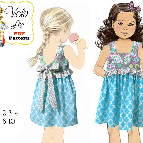 Girls Top & Shorts SET Sewing Pattern. PDF Digital Instant | Etsy