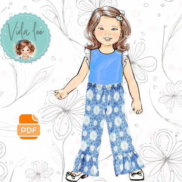 Girls Pants Pattern - Etsy