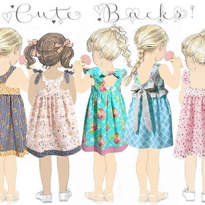 Girls Dress PDF Sewing Pattern for Razor Back Toddler Dress With ...
