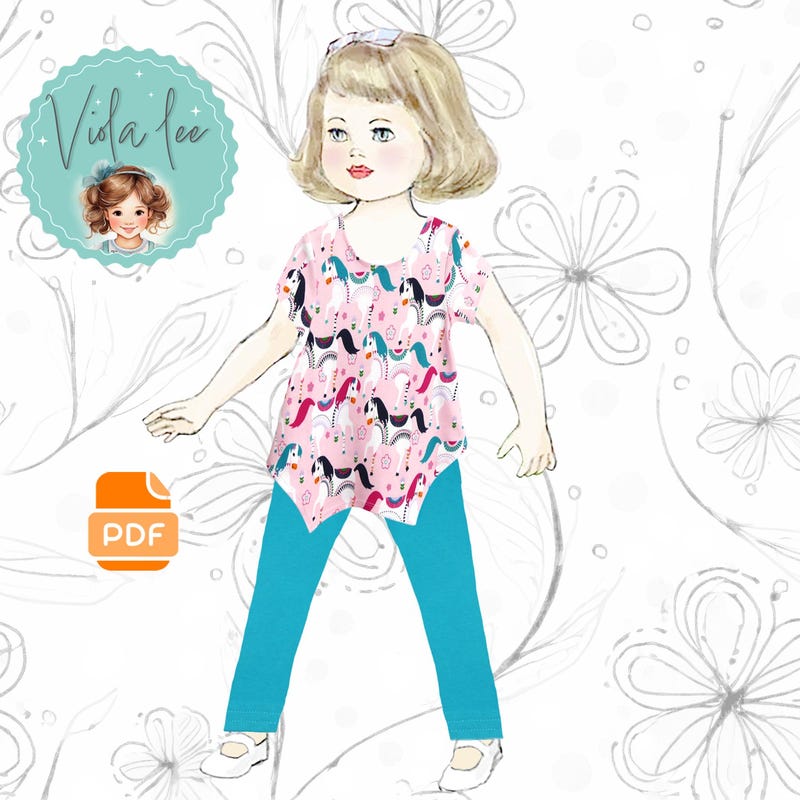 Girls Tunic Pattern - Etsy