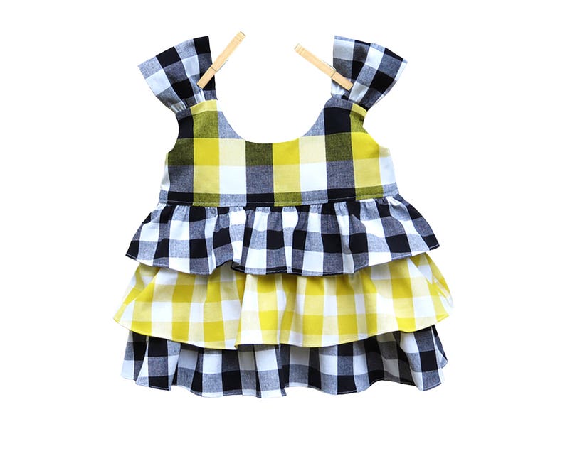 Girls Ruffle Summer Top PDF Sewing Pattern. Instant Download. - Etsy