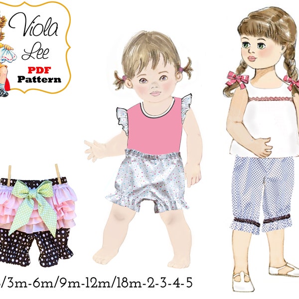 Ruffled Bloomers Sewing Pattern - Etsy