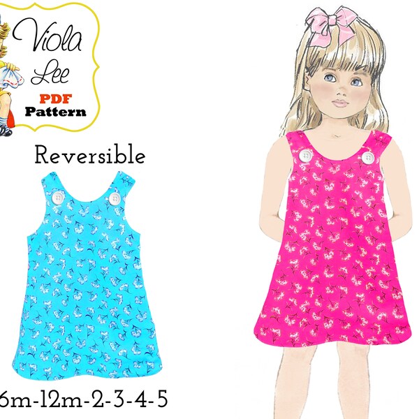 Girl a Line Dress Pattern - Etsy
