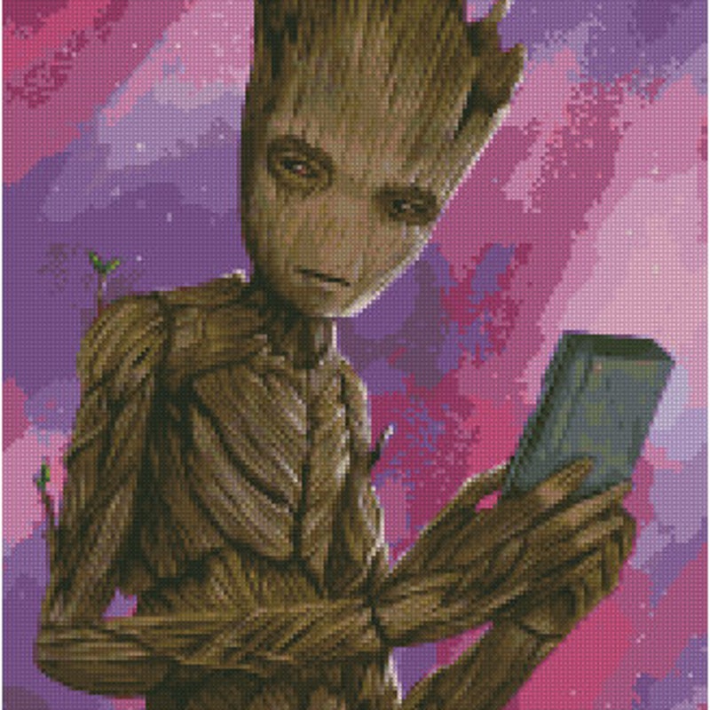 Groot Cross Stitch - Etsy