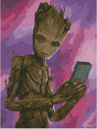 Teen Groot Cross Stitch Pattern - Etsy