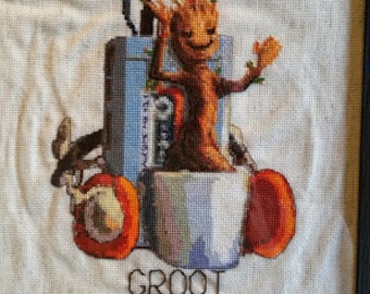 Baby Groot Cross Stitch Pattern - Etsy