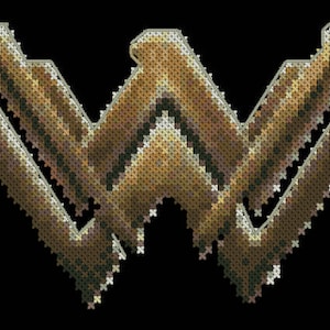 Wonder Woman Logo Cross Stitch Pattern EASY PATTERN - Etsy