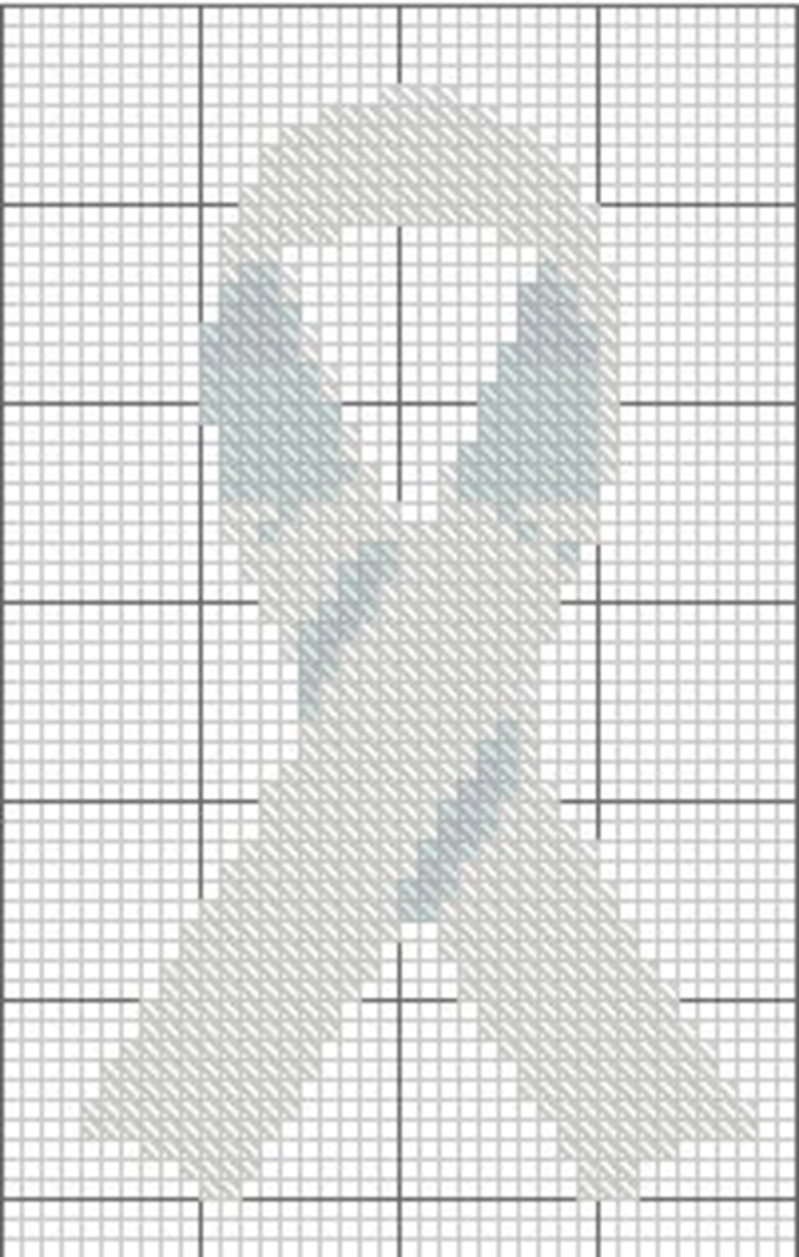 Lung Cancer Ribbon Cross Stitch Pattern - Cancer Fundraiser & Easy ...