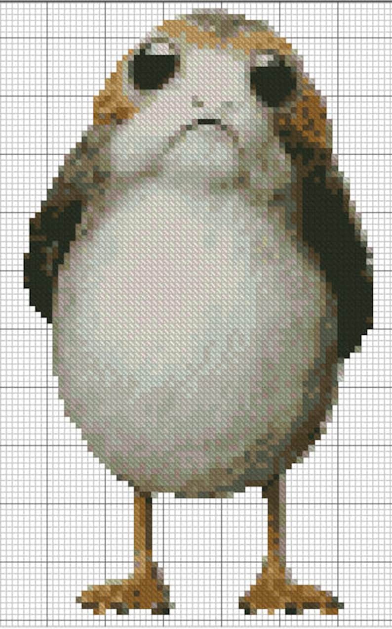Porgs Party Pack!!!! 5 Porg Cross Stitch Patterns! - Etsy