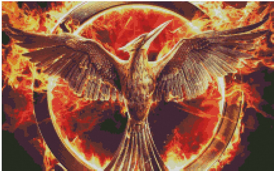 Mockingjay Bird Cross Stitch Pattern - Etsy