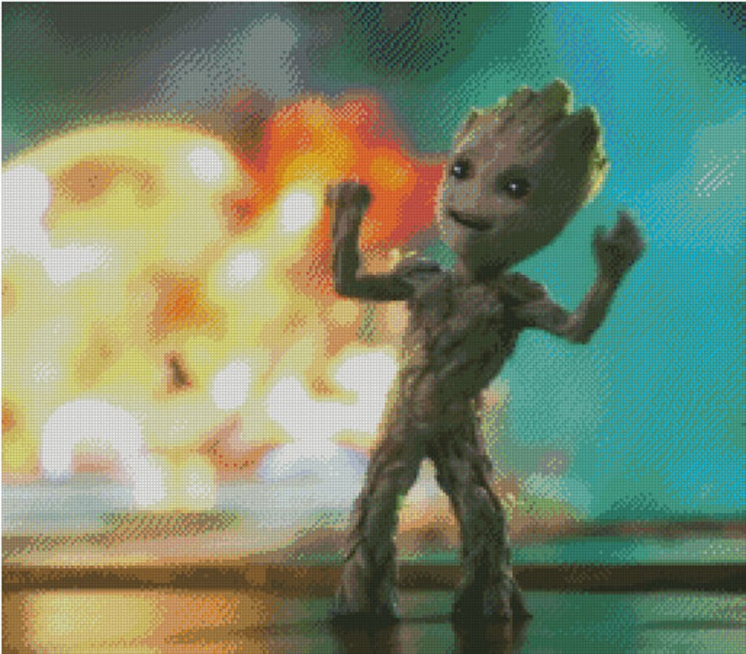 Dancing Groot Vol. 2 Cross Stitch Patterns - Two Patterns!!! - Etsy