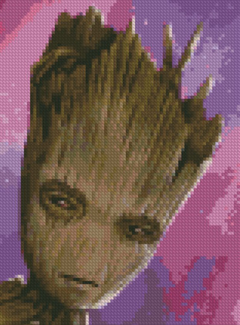 Teen Groot Cross Stitch Pattern - Etsy
