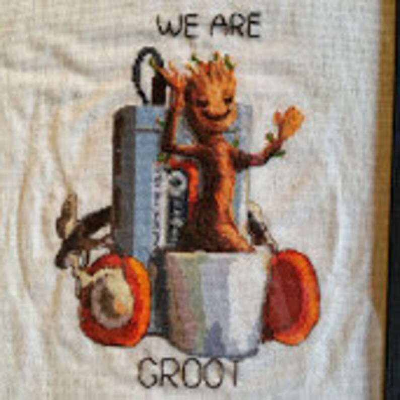 Dancing Baby Groot Cross Stitch Pattern - Etsy