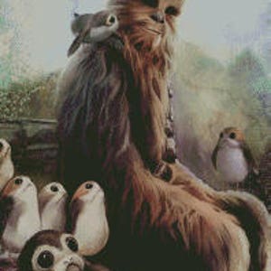 Porgs Party Pack!!!! 5 Porg Cross Stitch Patterns! - Etsy