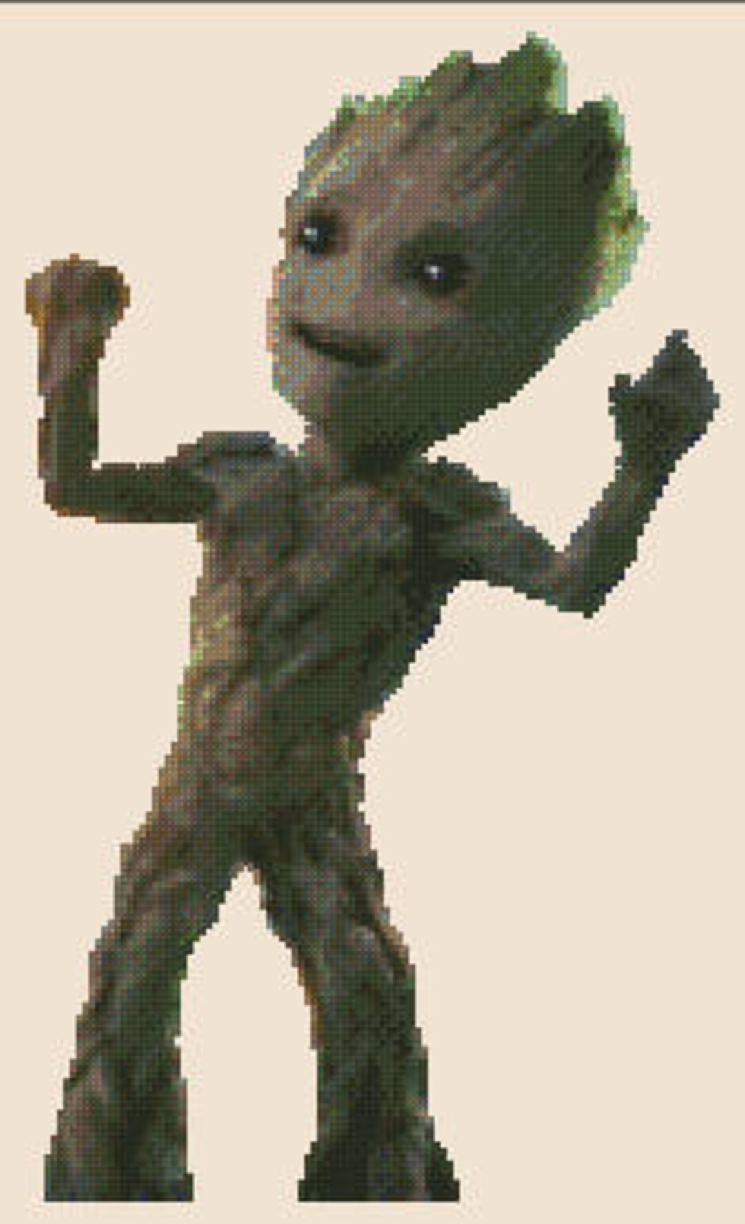 Dancing Groot Vol 2 Cross Stitch Pattern (just Groot) - Etsy