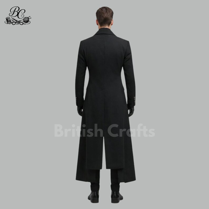 Black Victorian Tailcoat Suit for Men Gothic Formal Tuxedo Set Regency ...