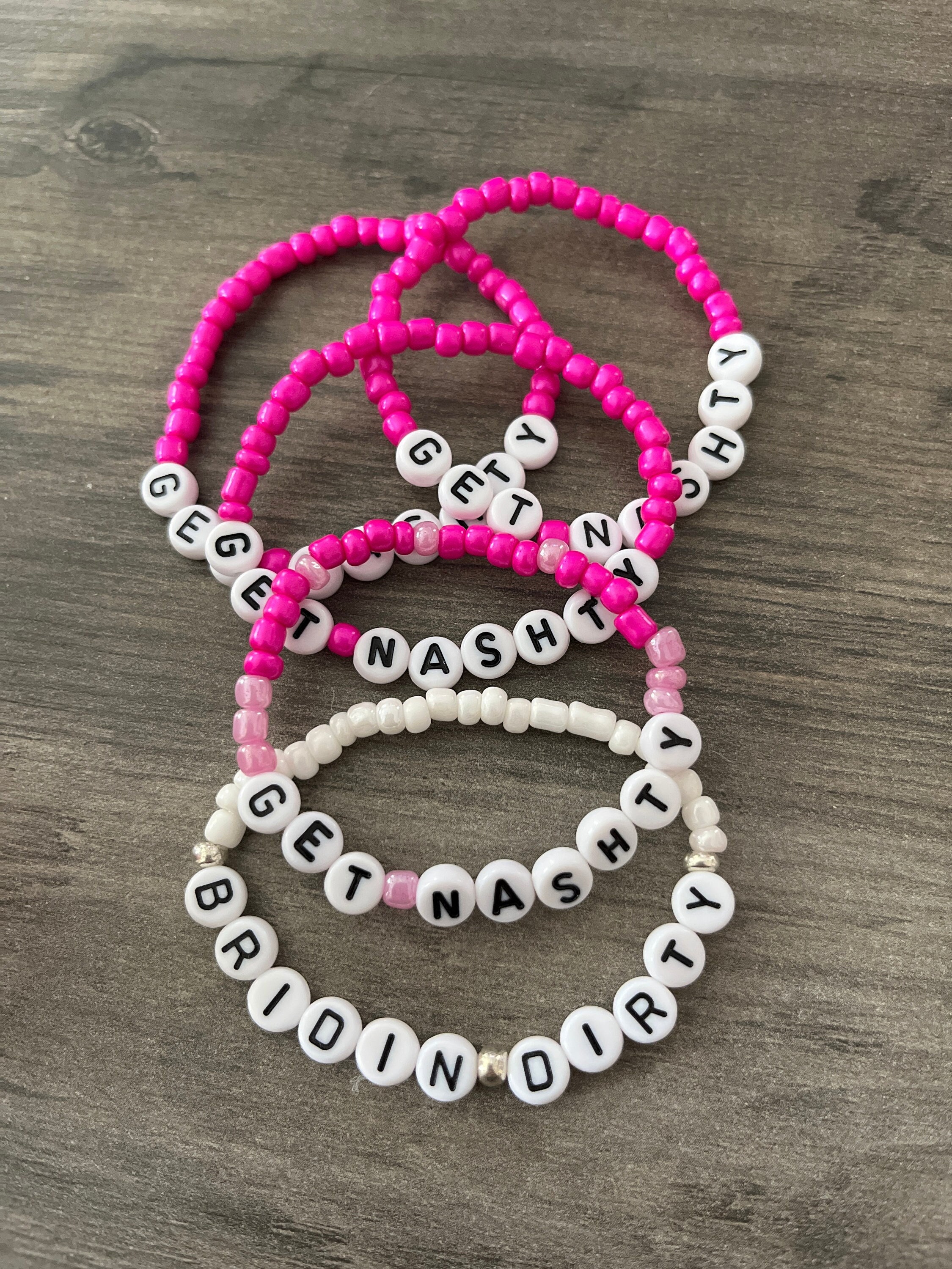 Bachelorette Party Bracelets - Etsy