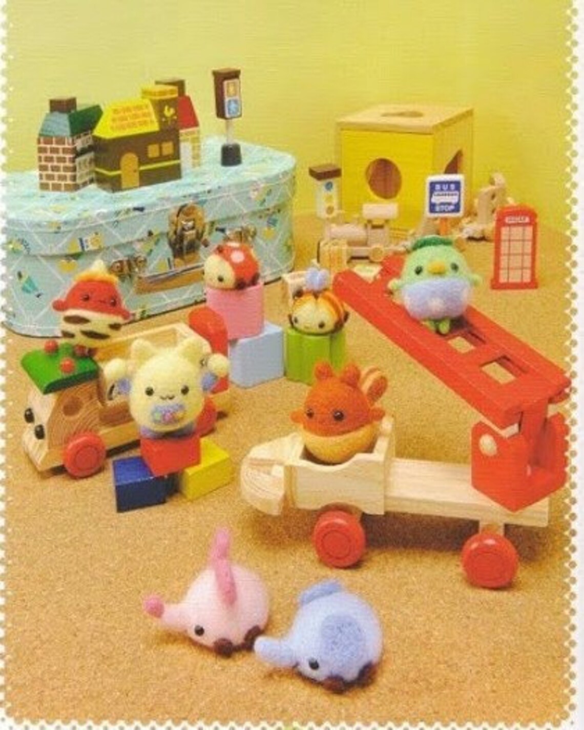 Needle Felted Small Mascots PDF Pattern, Kawaii Ebook, Free Shipping No ...