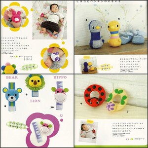 Soft Toys Patterns, Baby Soft Toy, Felt Toys PDF, Kawaii Ebook, Free ...