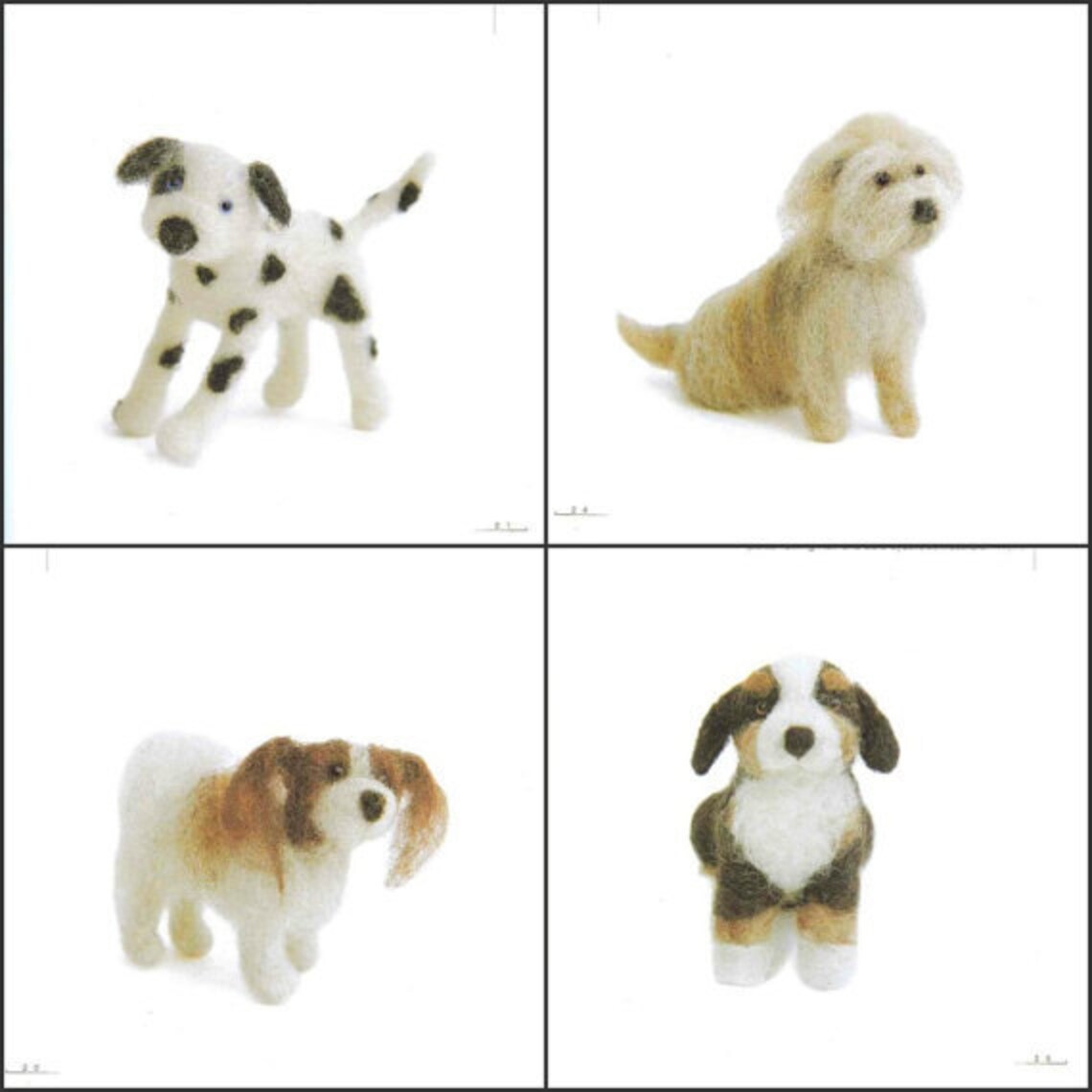 Ebook Needle Felt Pattern, English Pattern, Needle Felt Dogs, Kawaii ...