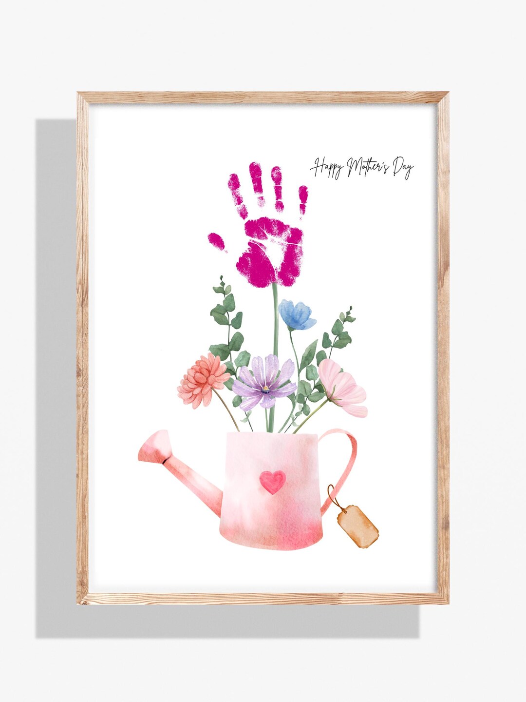 Mother's Day Handprint Flower Craft Keepsake (digital Download) - Etsy