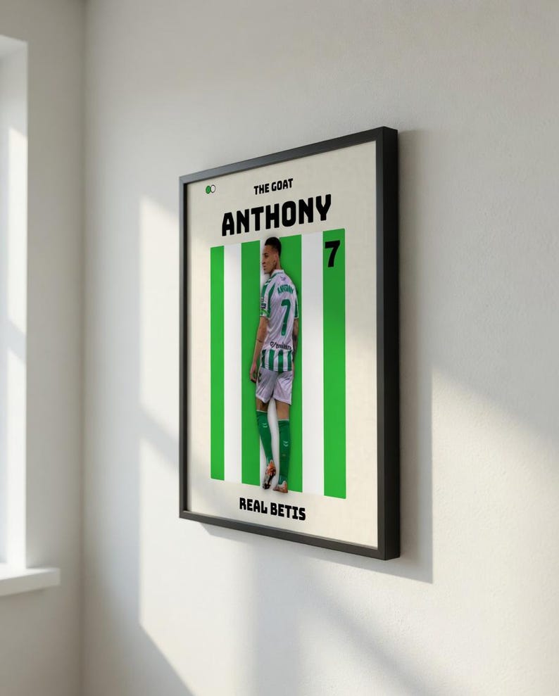 Anthony Poster - Real Betis 2026 - Etsy Canada