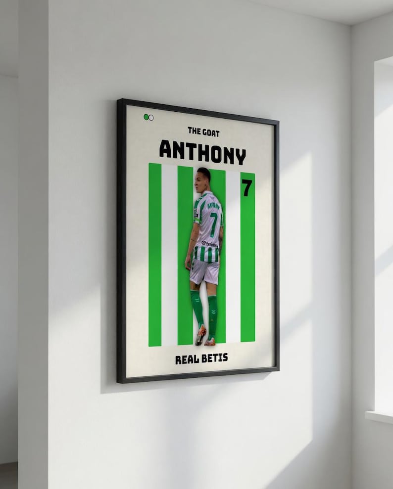 Anthony Poster - Real Betis 2026 - Etsy Canada