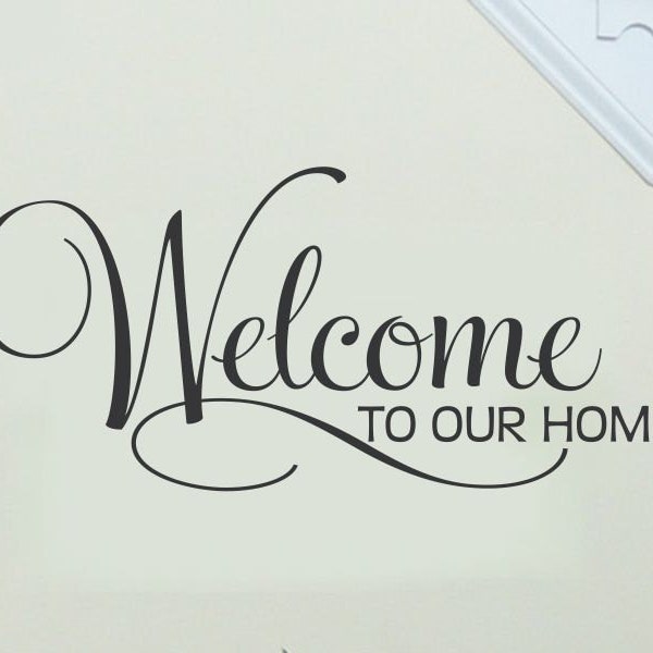 Welcome Vinyl - Etsy