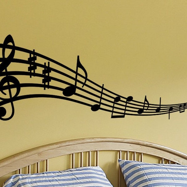 Music Notes Decal - Etsy
