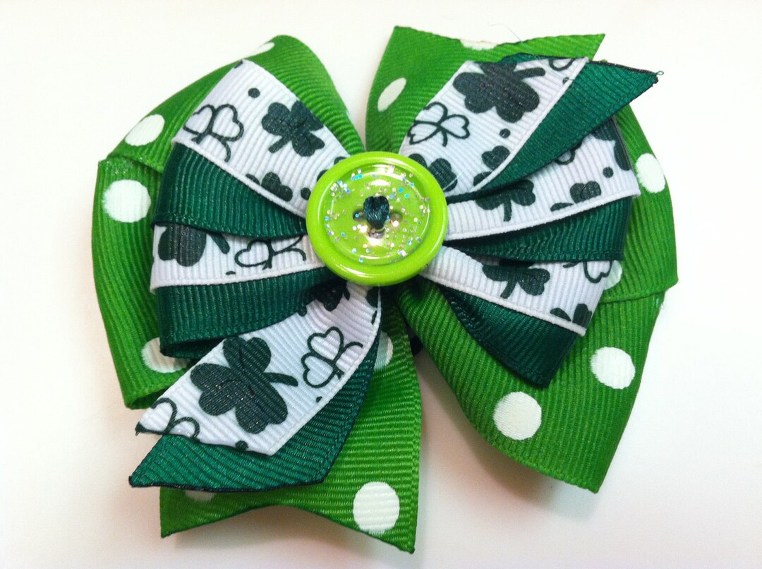 LUCKY Green Light Green Polka Dot St. Patrick's Day - Etsy