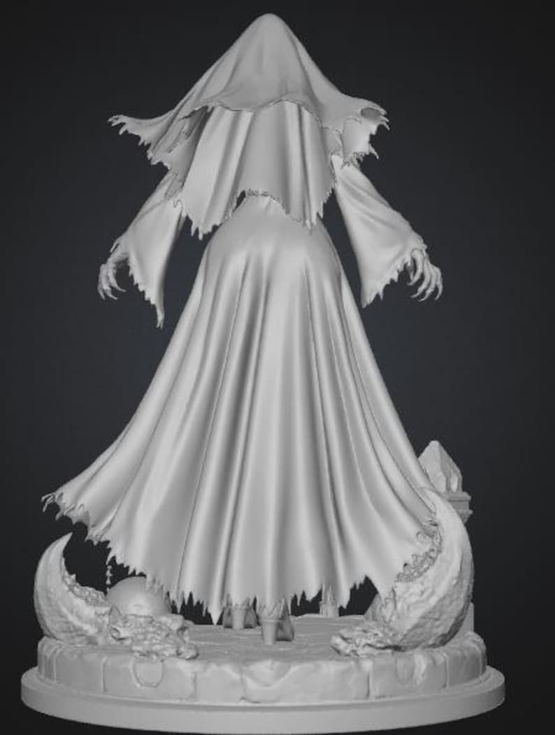 Busty Valak Nun Demon Miniature STL | Horror DND Boss Character ...