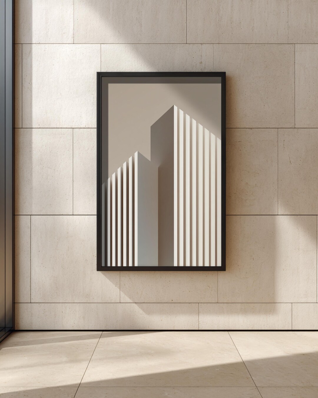 Executive Office Wall Art, Minimal Geometric Decor, Modern Corporate ...