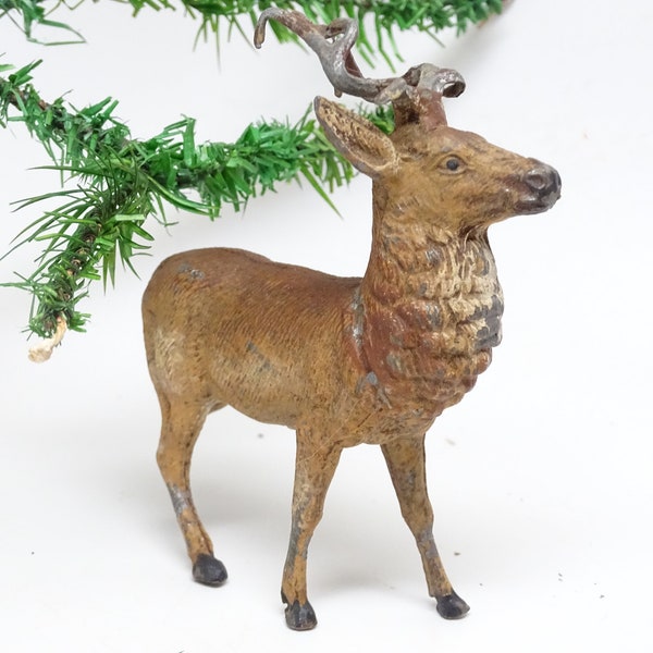 Putz Lead Reindeer - Etsy