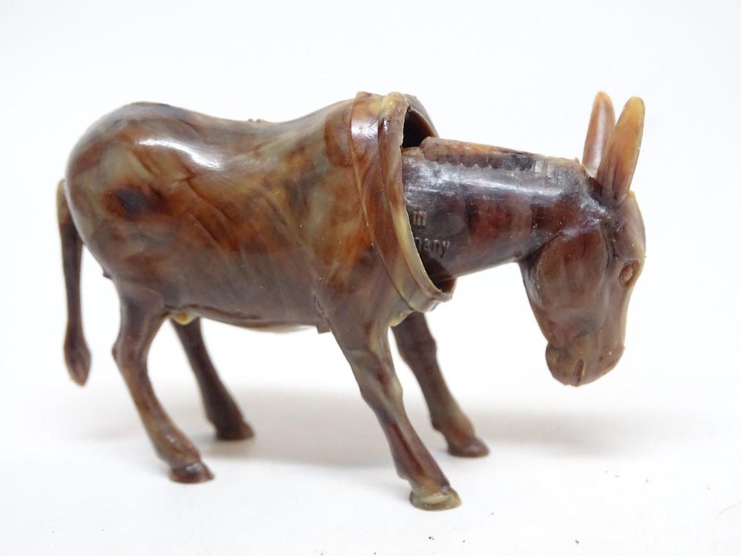 Vintage 1940's German Donkey Nodder, Antique Breba Celluloid Toy, Made ...