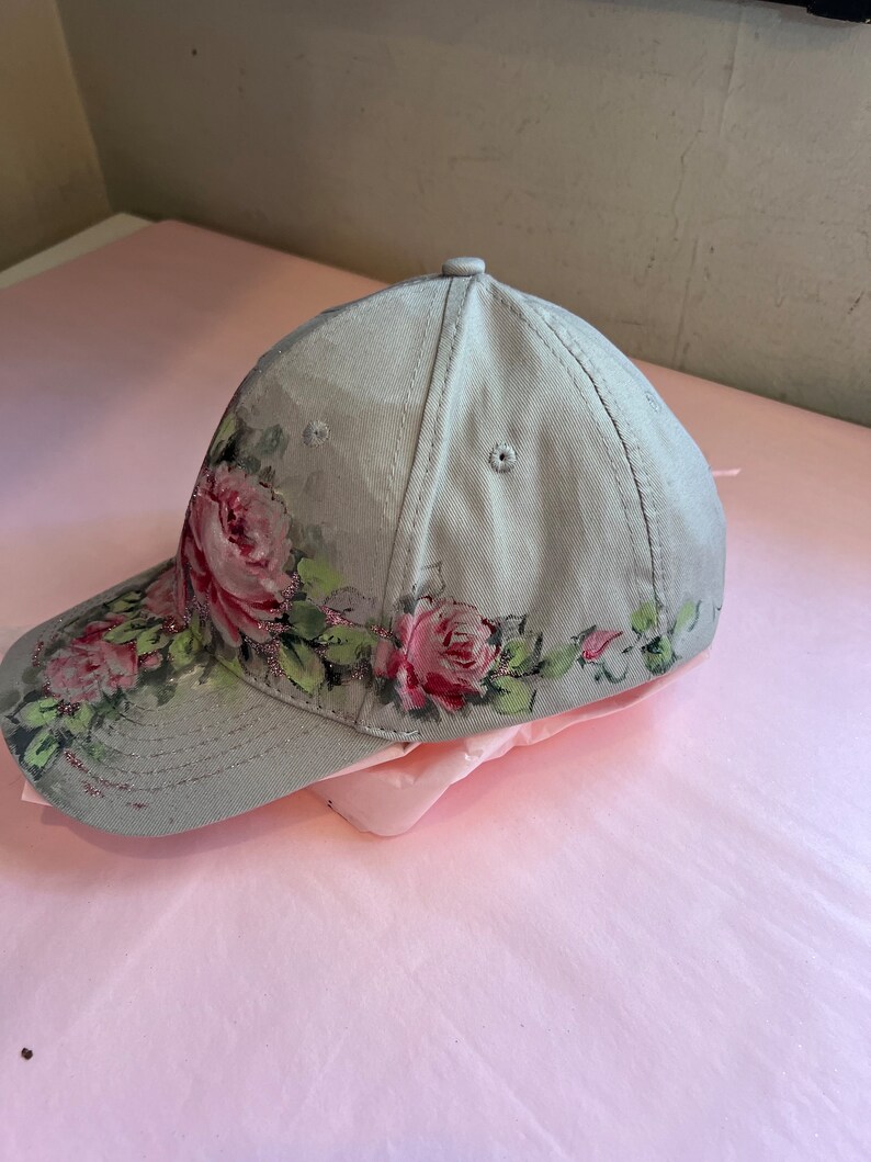 Hand Painted Base Ball Cap - Etsy