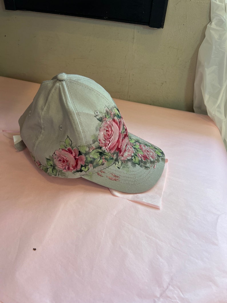 Hand Painted Base Ball Cap - Etsy