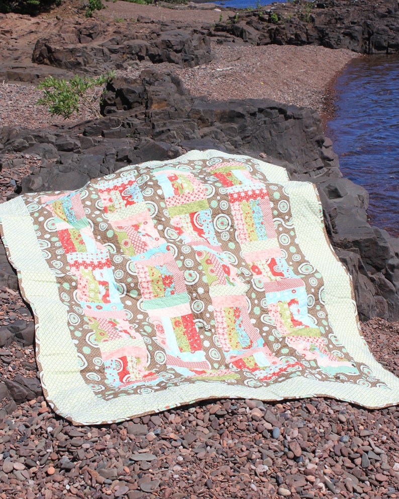 Cupid Shuffle 2-1/2" Strip Pattern - Multiple Sizes - PDF Version - Etsy