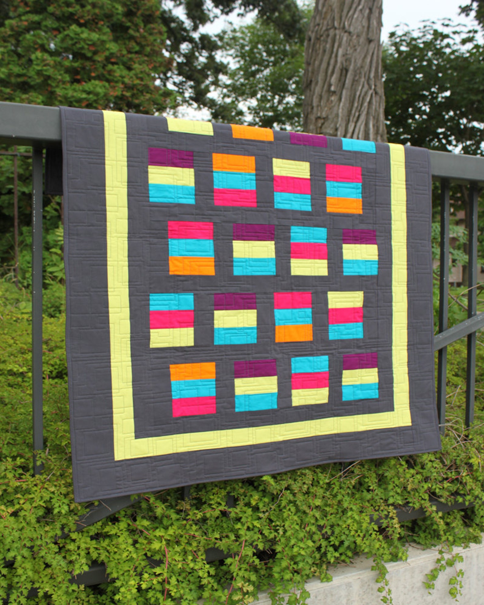 Shuffle Step 2-1/2" Strip Quilt Pattern - Multiple Sizes - PDF Version ...