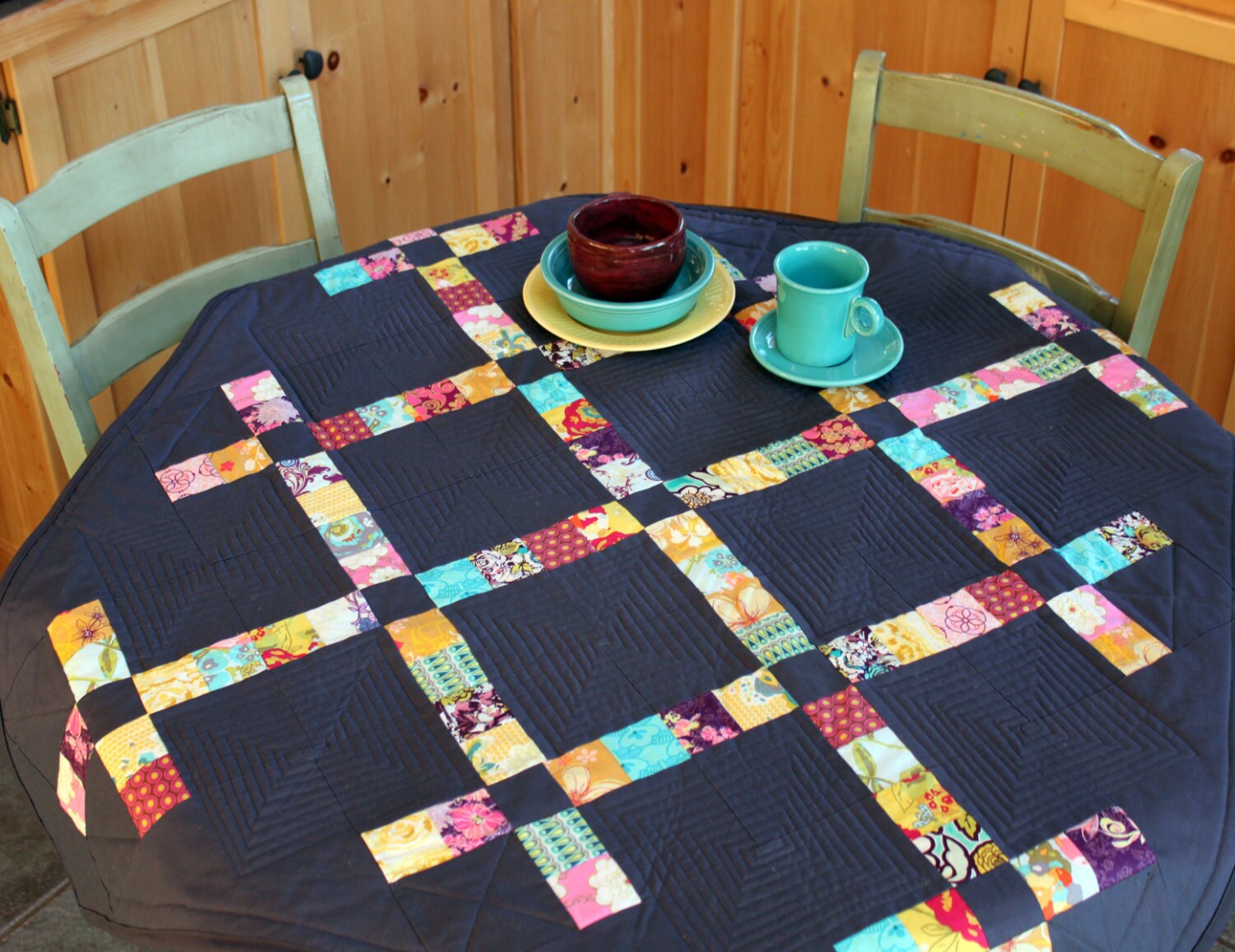 Square Dish - Modern Quilted Table Topper - PDF Version - Etsy
