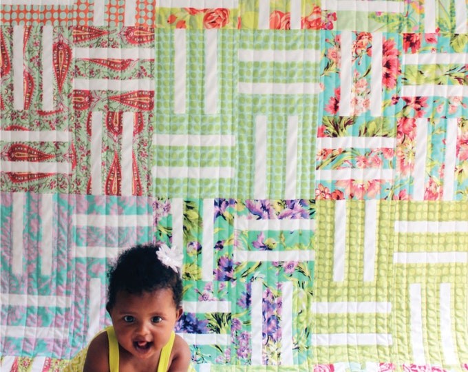 Square Step 2-1/2 Strip Quilt Pattern Multiple Sizes PDF Version - Etsy ...